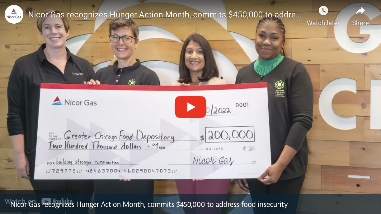 Nicor Gas recognizes Hunger Action Month, commits $450,000 to address ...